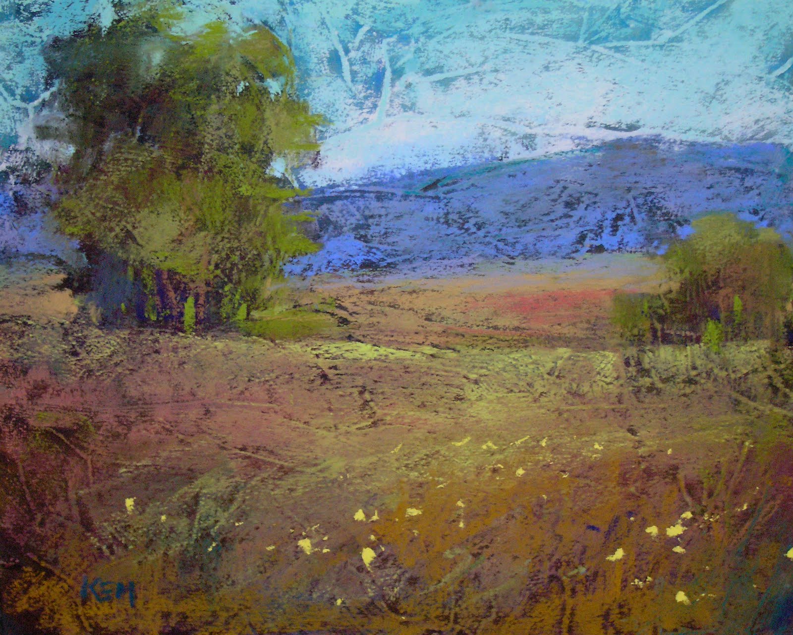 Painting My World: Pastel Landscape with Texture
