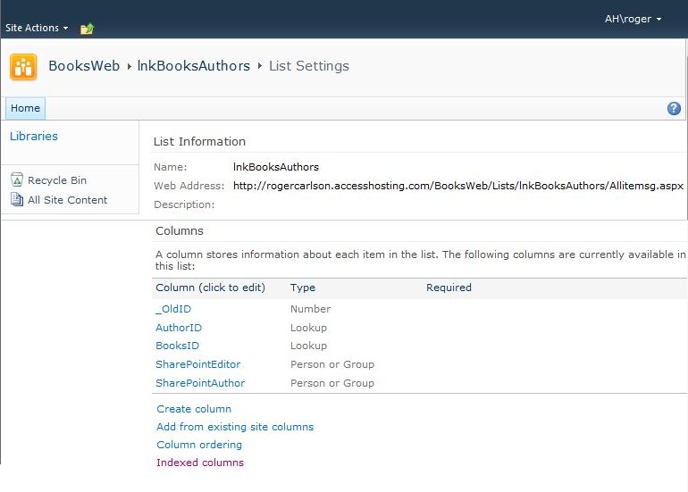 Access 2010 Web Databases: Viewing Tables In SharePoint – Roger's ...