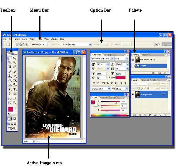 Tutorial Photoshop: Adobe Photoshop Interface