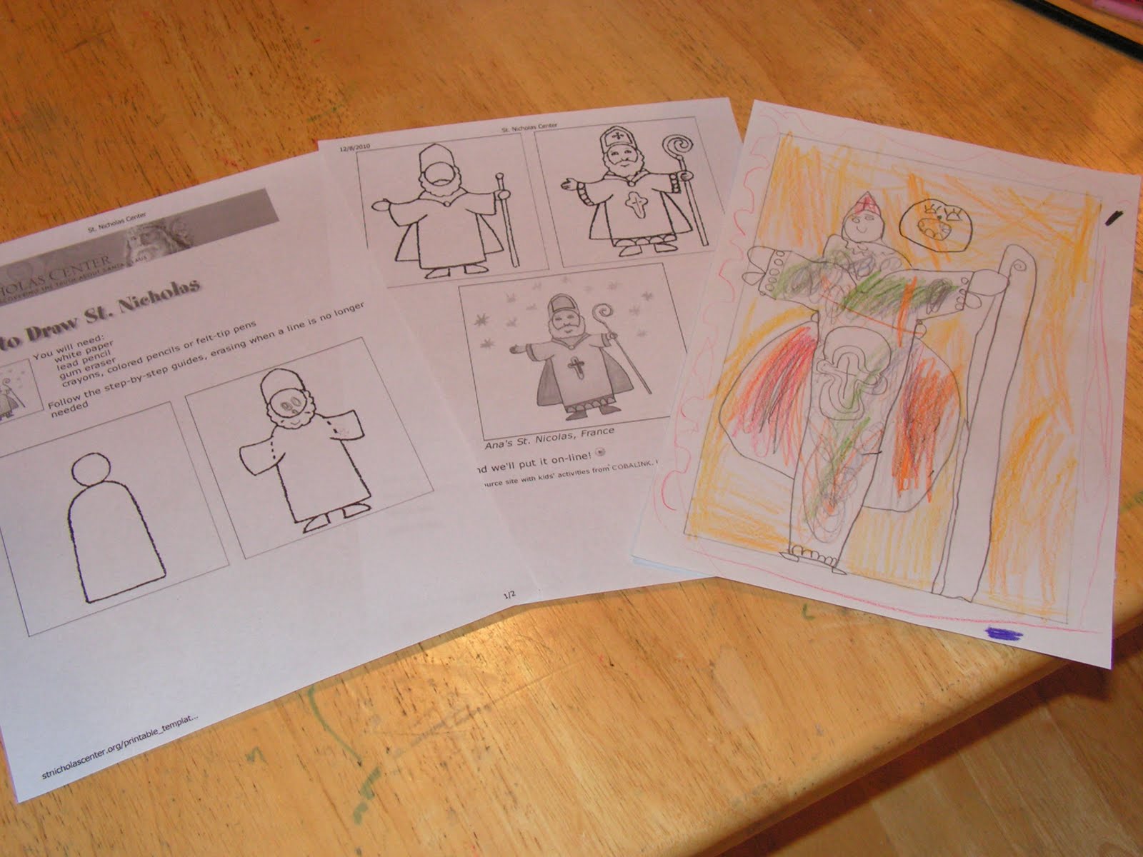 Growing with my Girls: N is for St. Nicholas, Nasturtium Fairy, and Nature!