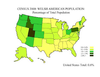 euro americans: Where Welsh-Americans live