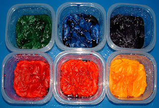 La Bella Colori: 6 Color Rainbow Fabric Dyeing Tutorial