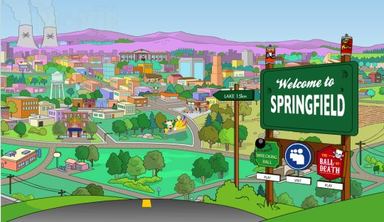 Los Simpsons: SPRINGFIELD, PUEBLO DE LOS SIMPSONS