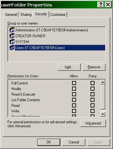 Folder Redirection - Resetting Permissions with a Perl Script ...