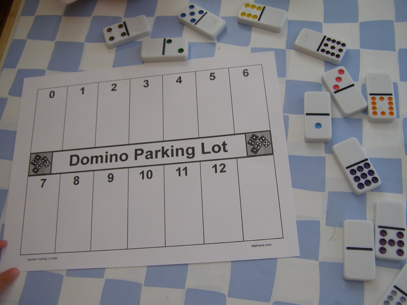 (Home)School of the Blogosphere: Domino Parking Lot