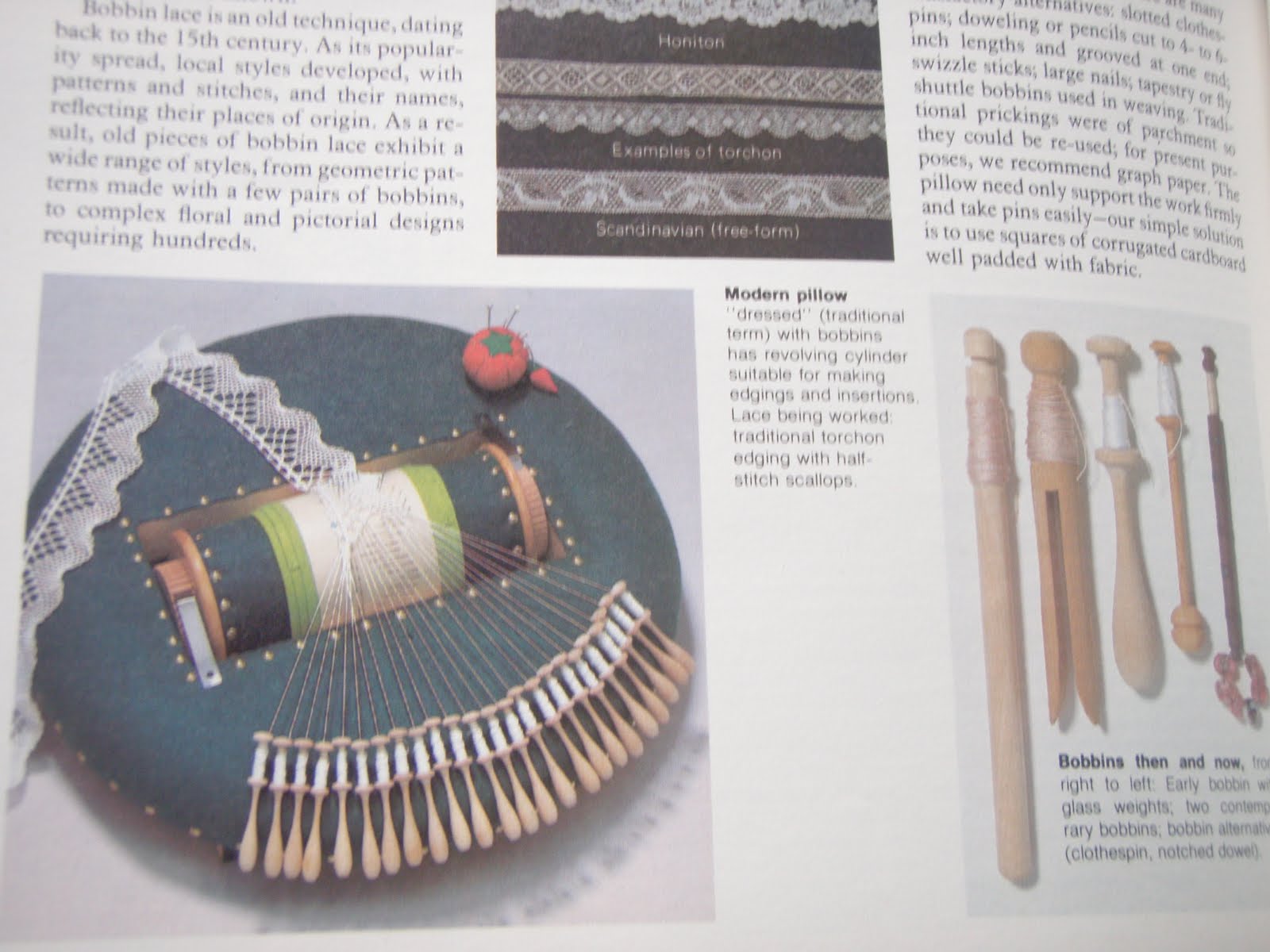 Crafty, crafty: Bobbin Lace