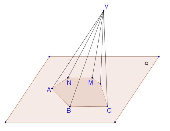 Portal da Matemática: Pirâmide - definição