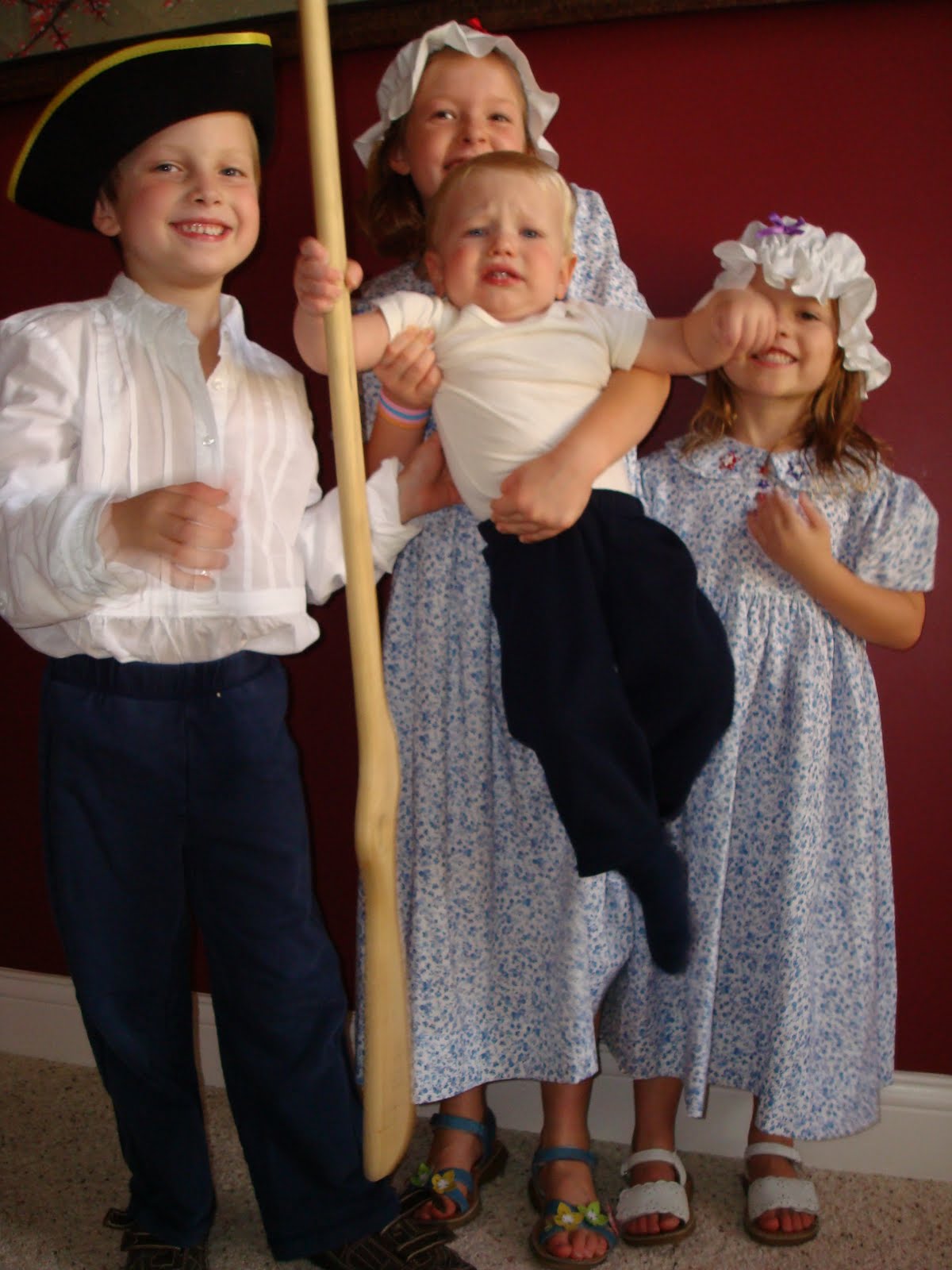 Hedrick Family: Colonial Days Costumes and Raggedy Ann/Andy