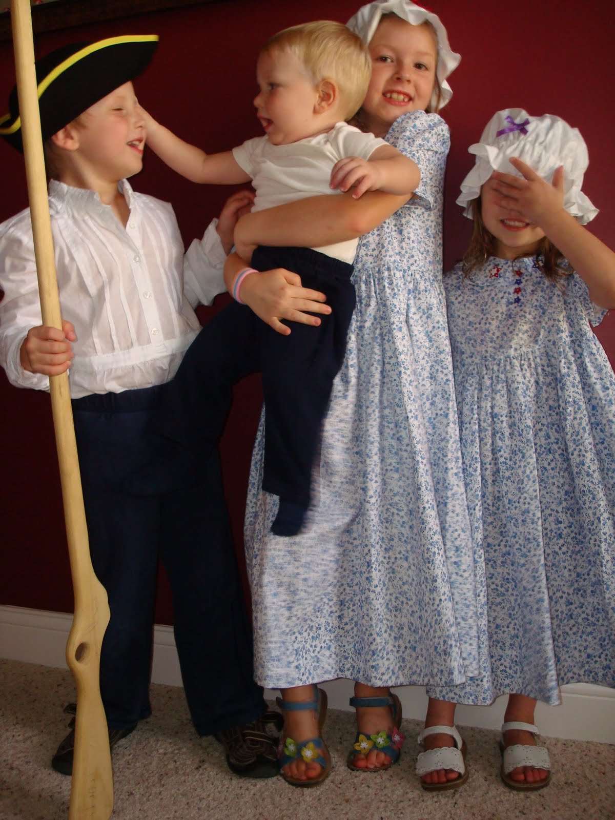 Hedrick Family: Colonial Days Costumes and Raggedy Ann/Andy