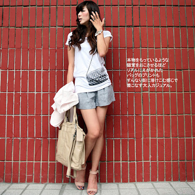CAR's Closet (CAR = Carmana + Aki + Rex): 勁推介 - 日牌handbag print tee