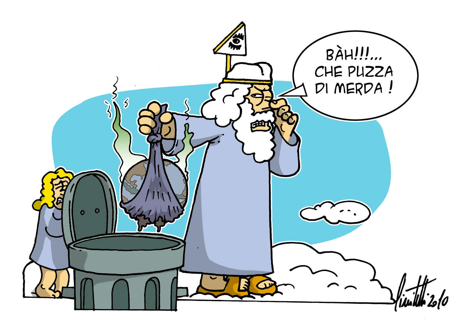 millevignette di ignazio piscitelli: Puzza di merda!!!
