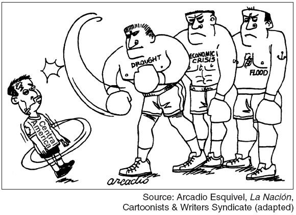 Central America Current Issues Political Cartoon 08.05 (image)