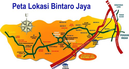 ALL @ BINTARO: Bintaro Map