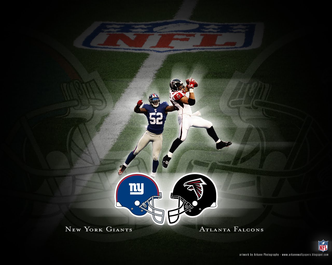 Arkane NFL Wallpapers: Battle 11 - Giants vs. Falcons
