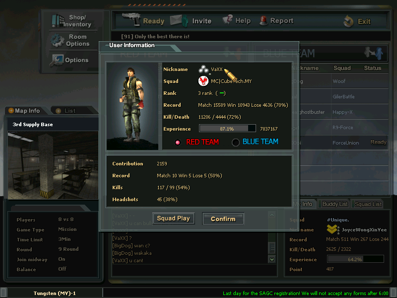 Sudden Attack SEA: Day 12 - Vaxx is the 3rd most lifeless player in ...