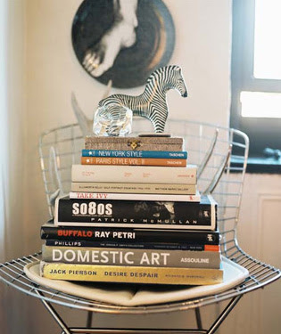 belle maison: Accessorizing with Books