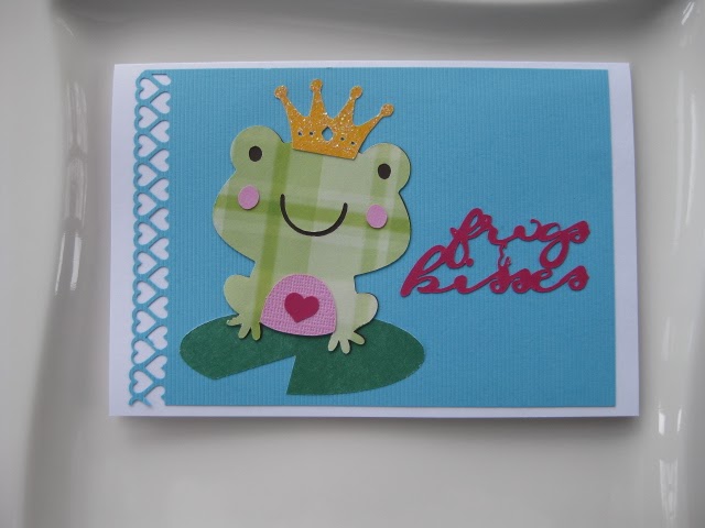 Dawntastic: Froggy Valentine Card (using Cricut Create a Critter Cartridge)