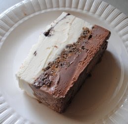 Lori's Lipsmacking Goodness: Decadent Two Tone Ice Cream Cake