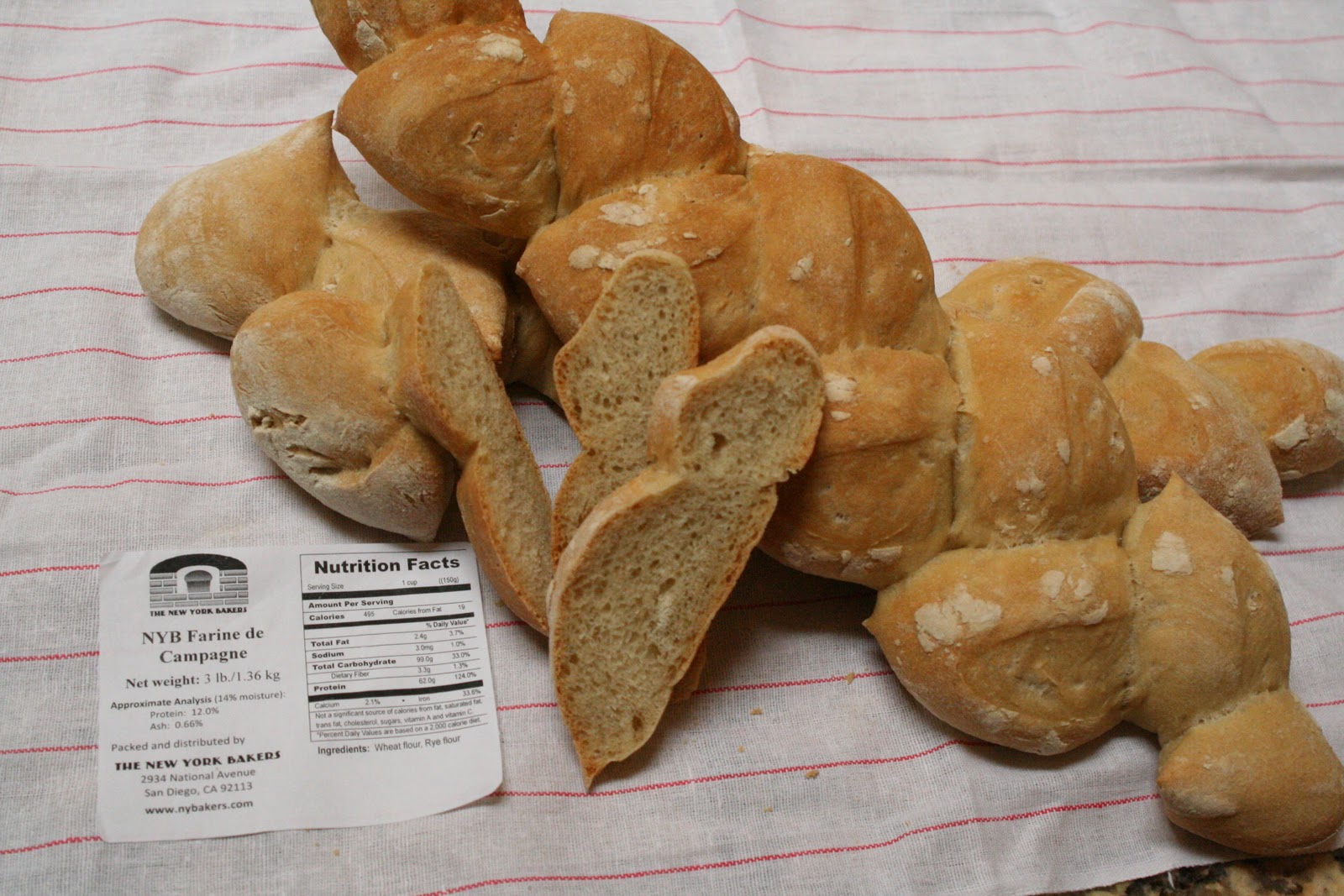 Bread, Pasta, Cake: A Journey: I Love NYB's Farine de Campagne Flour!