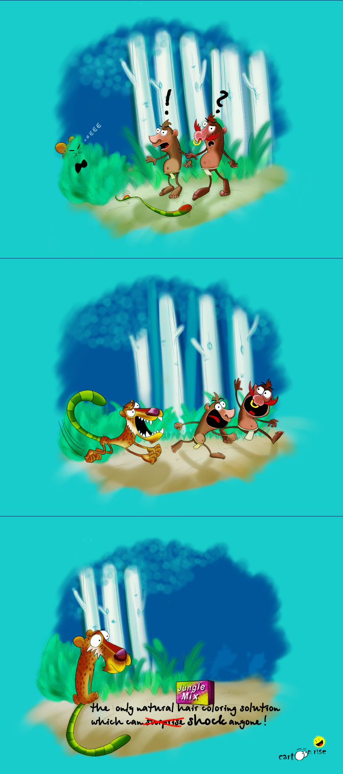 CARTOON RISE: cheeka reeka: a shocking story part II