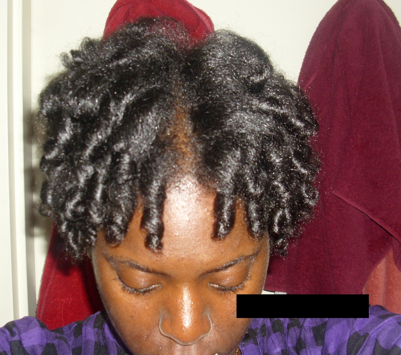 Beautiful Kinks: Dry Rod Set on Semi Straigth Natural Hair