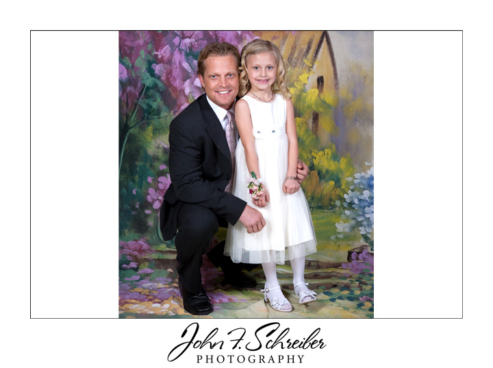John F. Schreiber Photography: Father Daughter Dance Portraits
