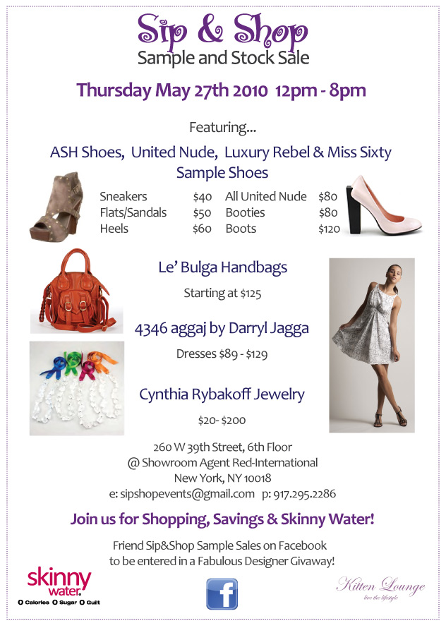 SugarRockCatwalk.com: Sip & Shop Shoe Sale
