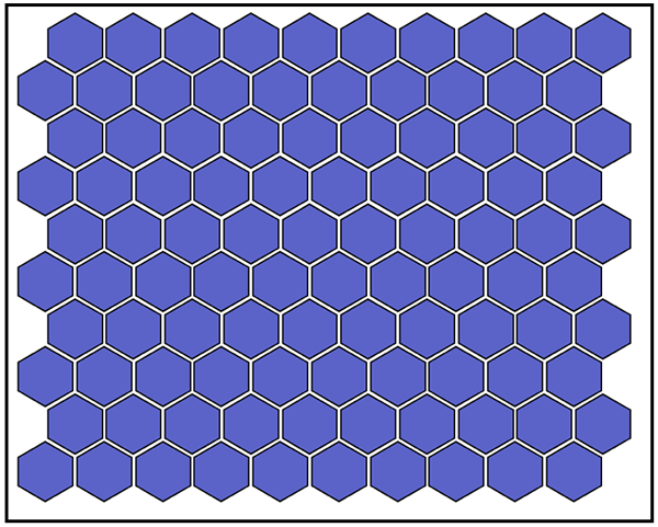 Alan Fineberg: Easy hexagonal tiles with css
