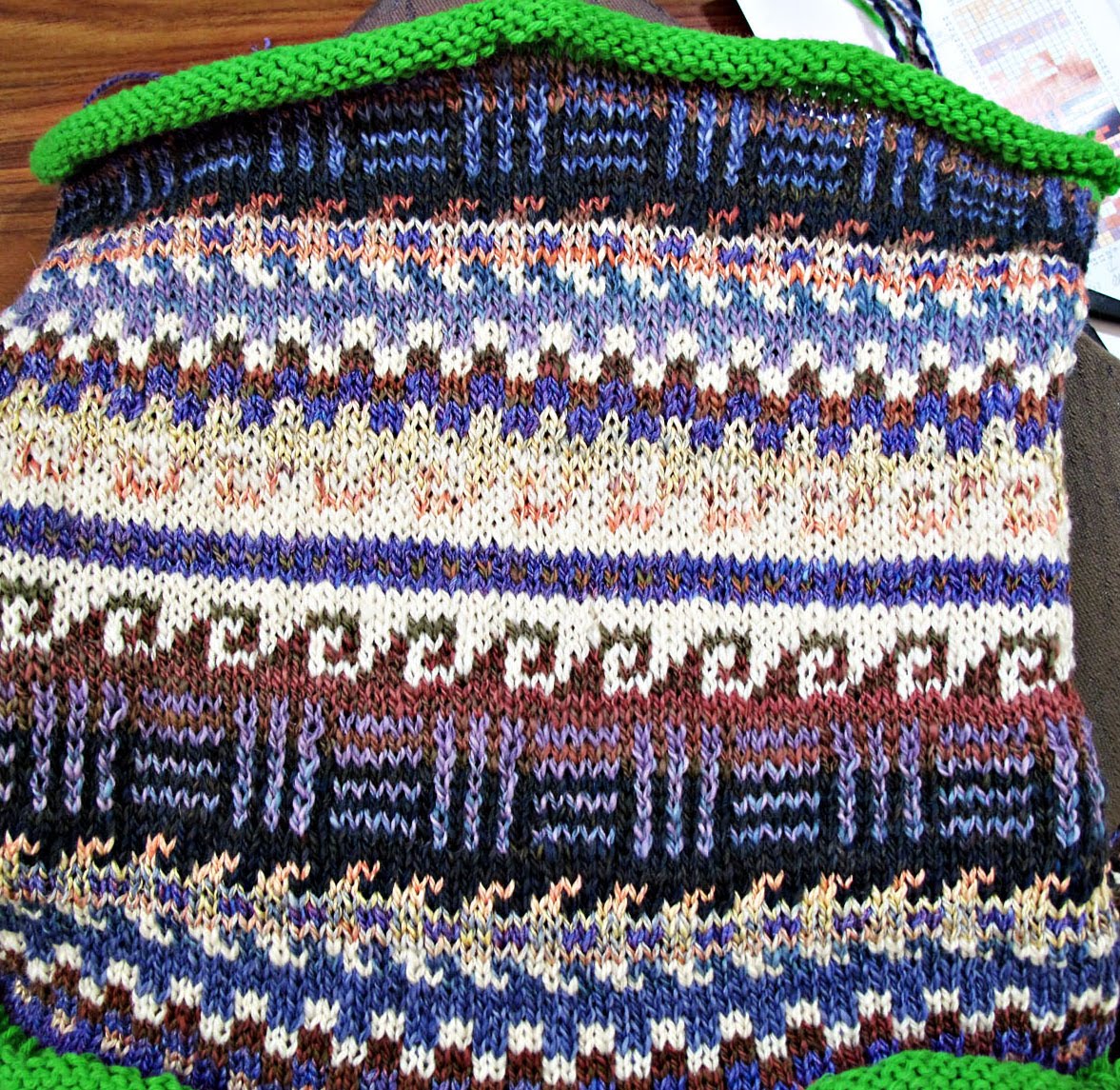 weavespindance: Patons Classic Wool Fair Isle Tote