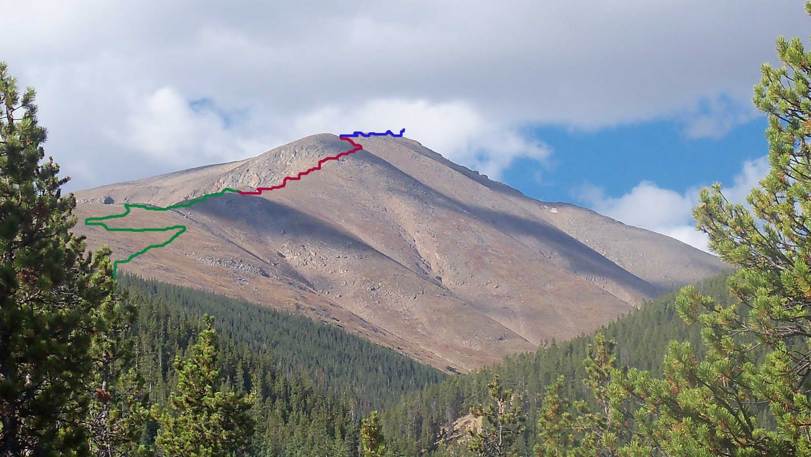 Trail and Park Reviews: Mt. Elbert, Colorado's tallest mountain at ...