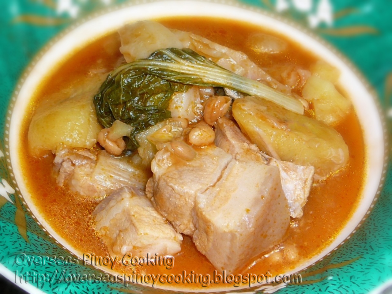 Pinoy Home Cooking and Recipes: Pork Pochero