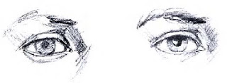Graphic Designing Solutions: Drawing Of Human Eye: Front View