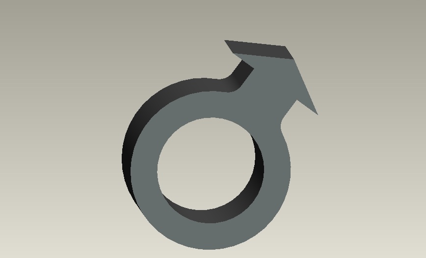 Srinivasa Ram: Pro ENGINEER Design:094 BIOLOGICAL SYMBOL FOR MALE