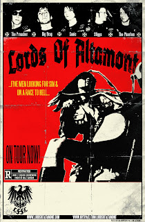 HELLFIRE DESIGN: LORDS OF ALTAMONT tour posters