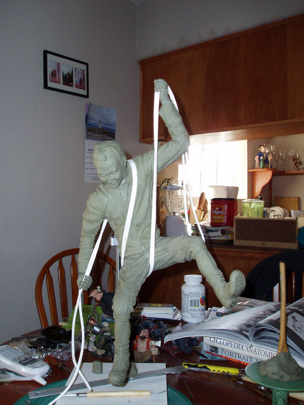 Sculptures & More: Dulfersitz rappel