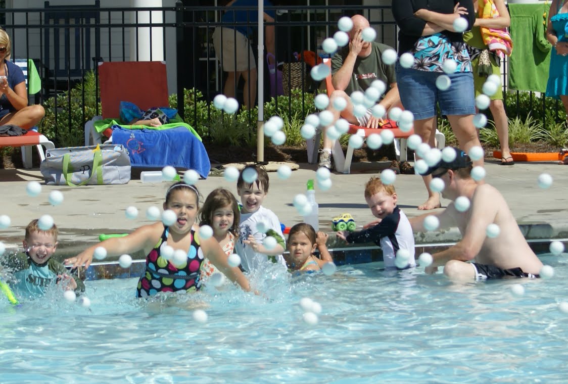 A Blue and Green Splish Splash Pool Party - Anders Ruff Custom Designs, LLC