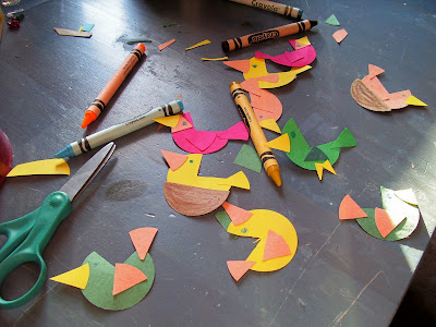 sixty four crayons: birds