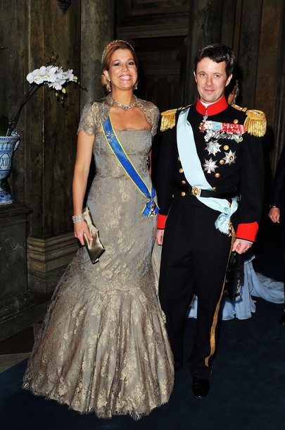 Crown Princess Victoria: Crown Princess Maxima at Royal Wedding