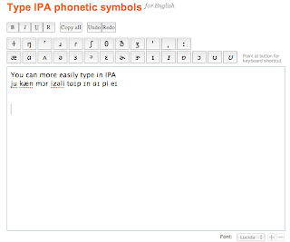 SFALingBlog: Spotlight on Linguistic Tools: IPA TypeIt Keyboard