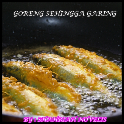 The Writer's CooKING!: IKAN KEMBUNG BATU & TEMPEH GORENG GARING