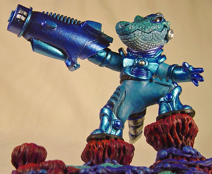 LUDstuff!: SCULPTURE - "Space Gator!" FINISHED