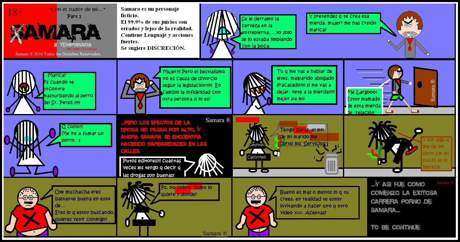 Samara Comic: "Estoy Hecha una MARRANA!" - Samara © 3era Temporada