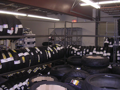 Performance Cycle of Oklahoma: New Tire Room!