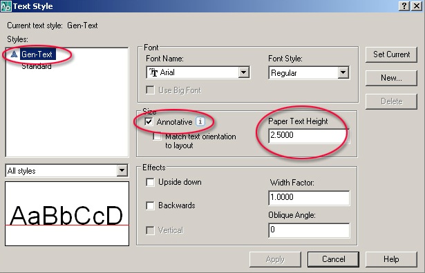 Cad Lisp and Tips: Tip : "ANNOTATION" a simple introduction