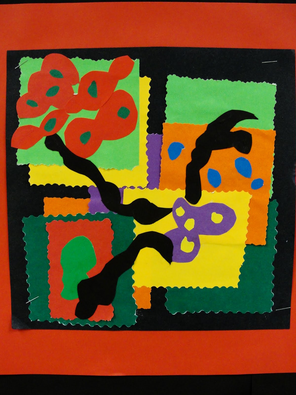 Da Vinci's Wings: 5th Grade Collages Using Movement, Repetition and ...