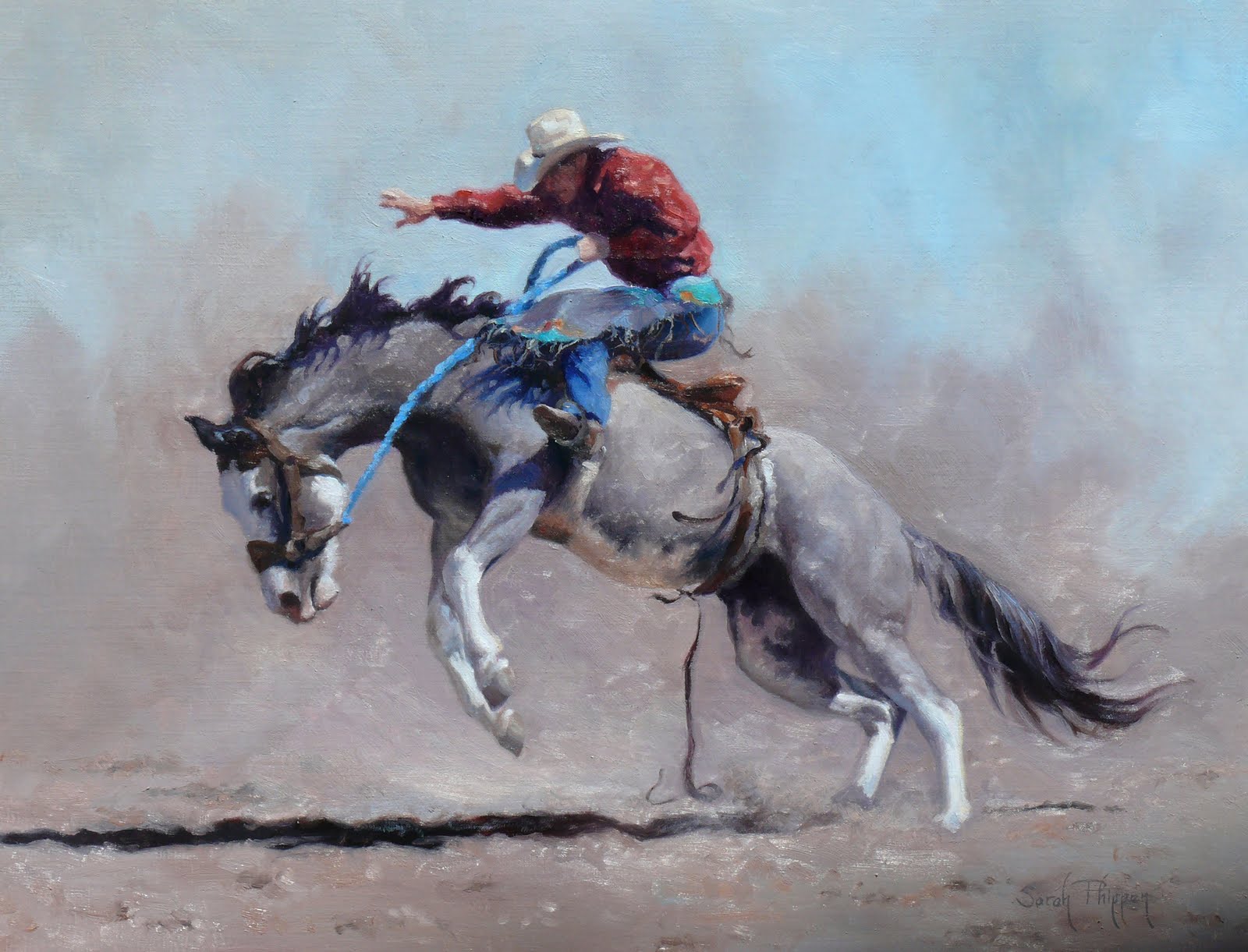 Sarah Phippen Fine Art: "Ride for the Money"