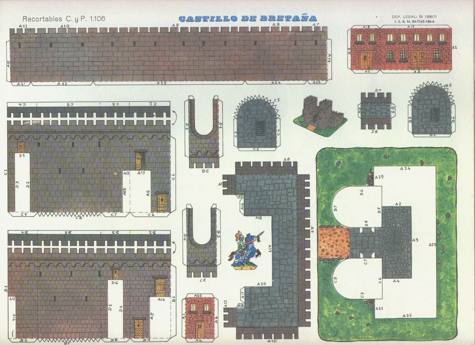 EL KIOSKO DE AKELA: RECORTABLES CASTILLOS EVA