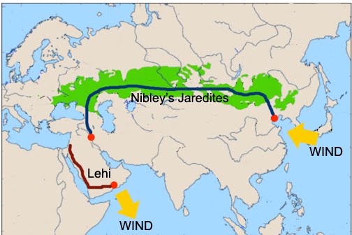 NephiCode: Where the Jaredites Traveled