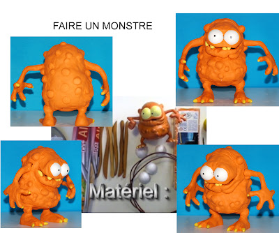 JULES FERRY FOX: ANIMATION 3D Faire un monstre Kid Paddle en pâte à modeler