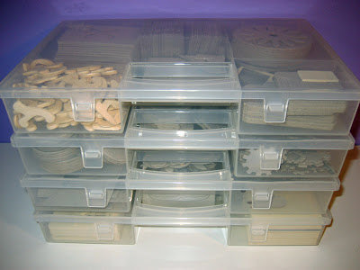 CRAFTY STORAGE: Chipboard Storage